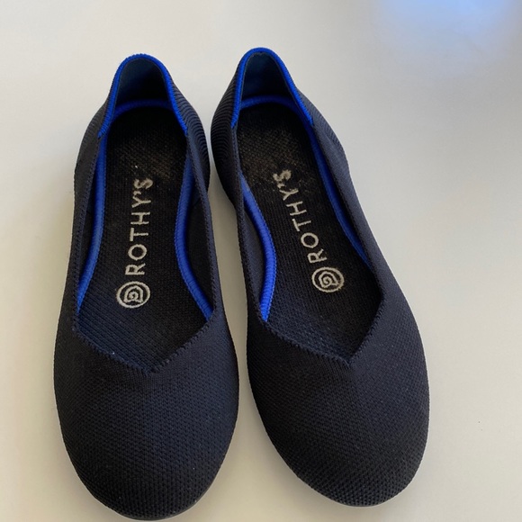 Rothy's | Shoes | Rothys The Flat Black Shoes Ballet Flats Round Toe ...